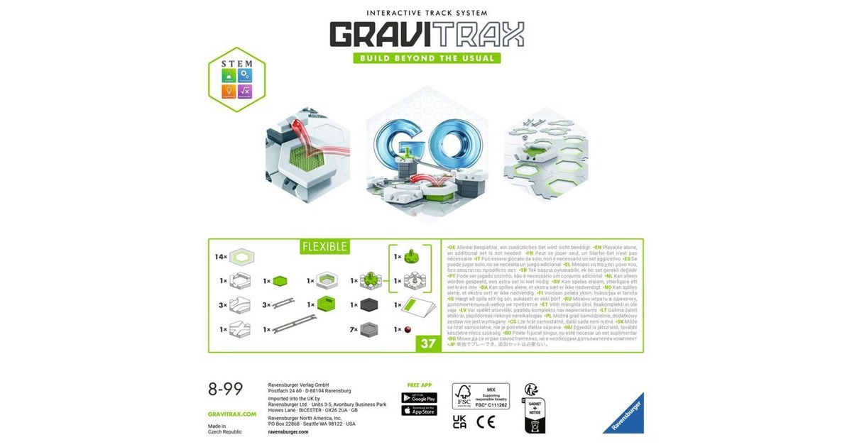 Ravensburger GraviTrax GO Flexible, Bahn