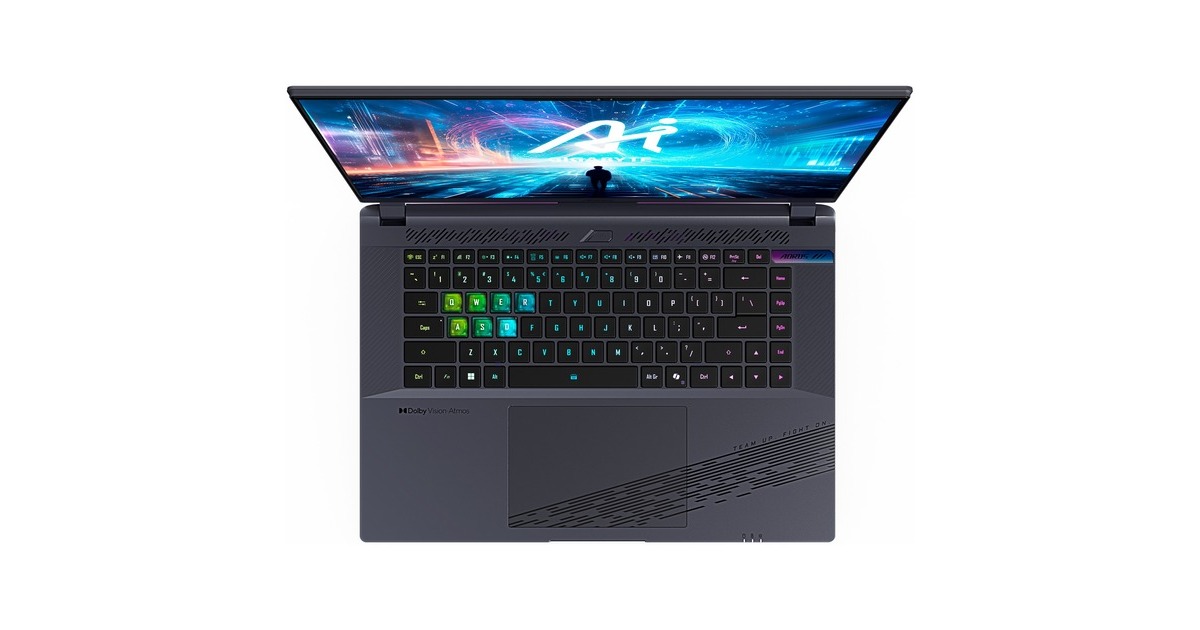 GIGABYTE AORUS 16X ASG 63DEC65SH Gaming Notebook Grau Intel Core I9