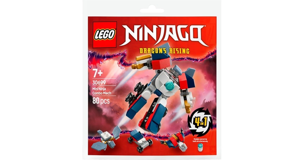 LEGO 30699 Ninjago Mini-Kombi-Mech der Ninja, Konstruktionsspielzeug