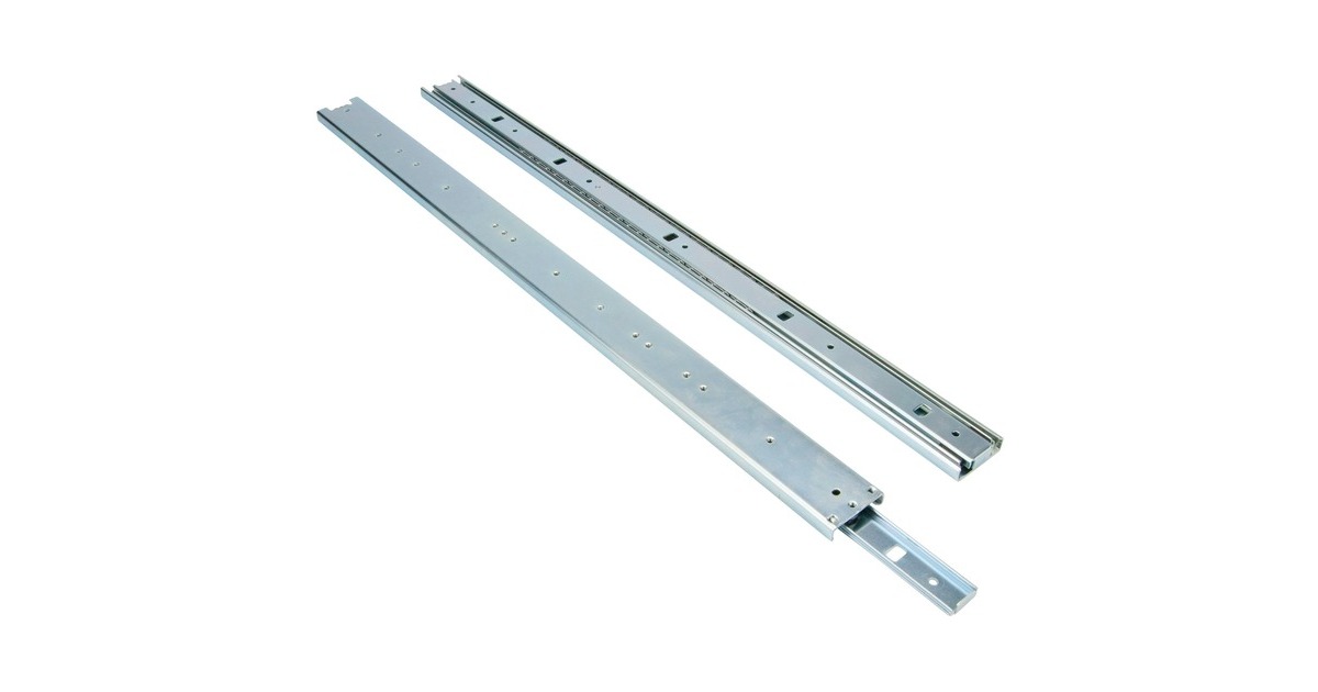 Supermicro 4U Rail Kit (CSE-PT26L-B), Einbauschienen silber