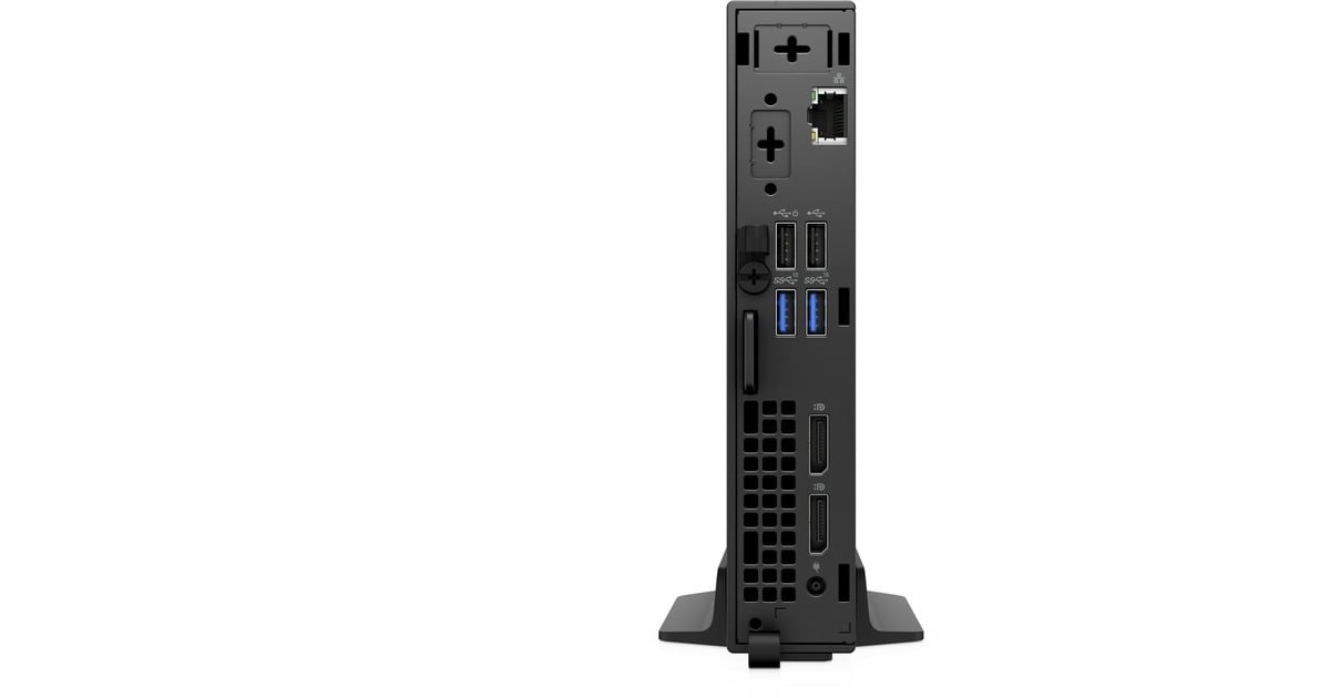 Dell OptiPlex 3000 Thin Client (PW1FF), Mini-PC schwarz, Wyse ThinOS