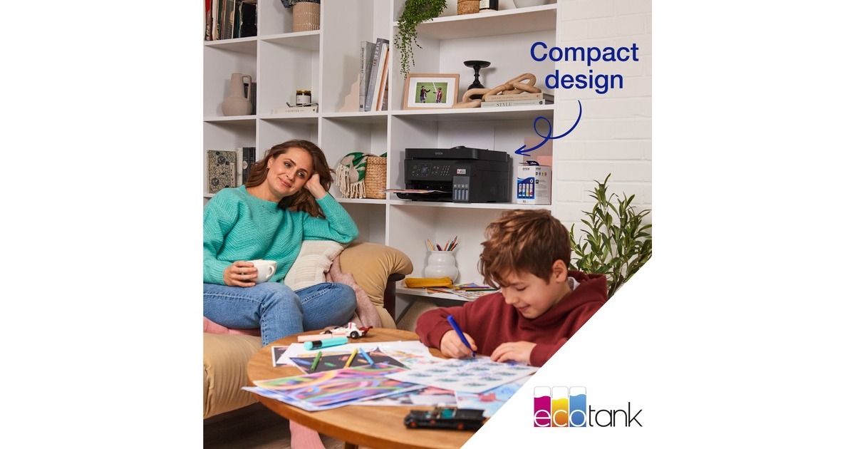 Epson EcoTank ET-4810, Multifunktionsdrucker schwarz, USB, LAN, WLAN, Scan, Kopie, Fax