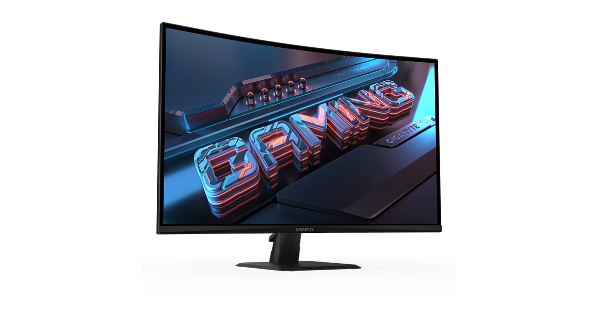 GIGABYTE GS32QCA, Gaming-Monitor 80 cm (31.5 Zoll), schwarz (matt), QHD ...