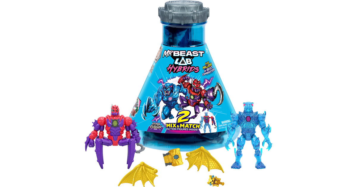 Moose Toys MrBeast Lab Hybrids 2 Pack (Multipack) - AST 1, Spielfigur ...