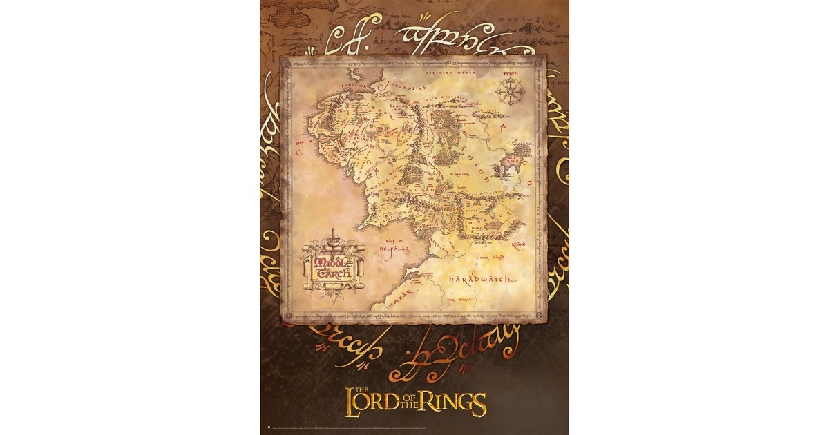 Schmidt Spiele Lord of the Rings - Middle Earth, Puzzle 1000 Teile