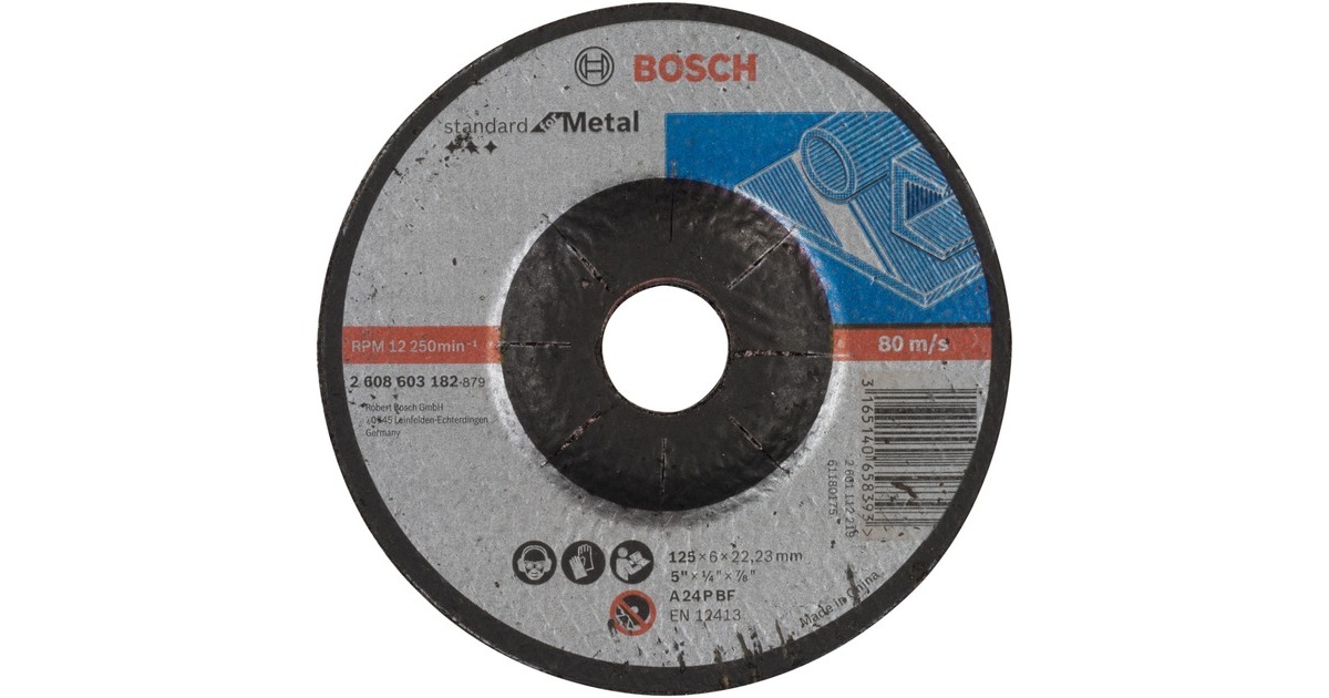 Bosch Professional Schruppscheibe Standard for Metal, Ø 125mm ...