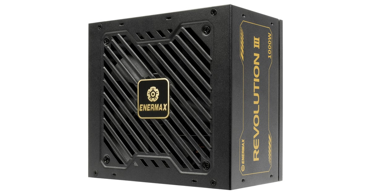 Enermax REVOLUTION III 1000W, PC-Netzteil 1x 12-Pin High Power GPU, 3x ...