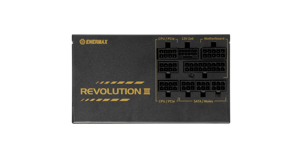 Enermax REVOLUTION III 1000W, PC-Netzteil 1x 12-Pin High Power GPU, 3x ...