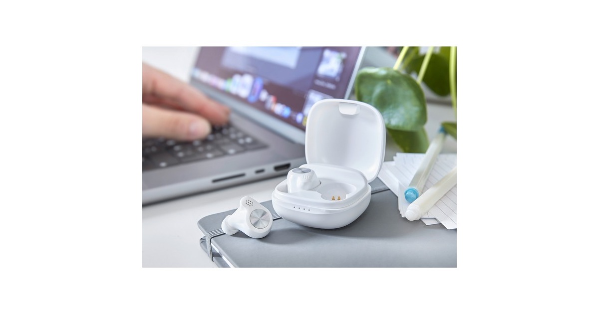 Intenso Buds Micro T200 , Kopfhörer weiß, Bluetooth 5.3, USB-C