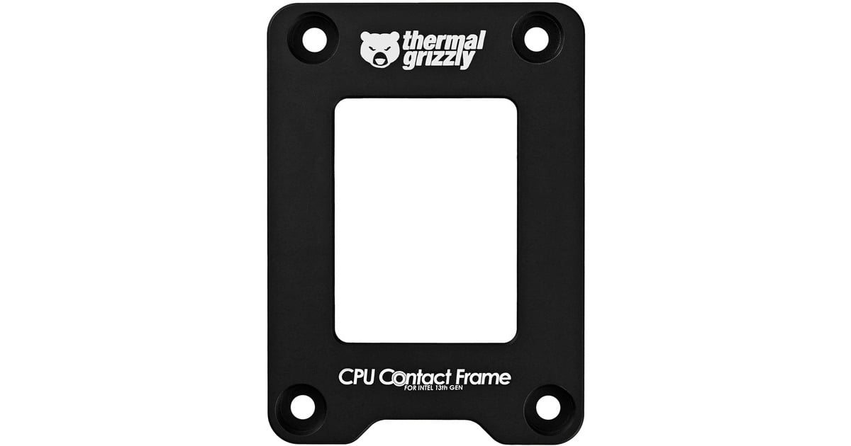 Thermal Grizzly CPU Contact Frame 13th/14th Gen CPU, Halterung schwarz ...