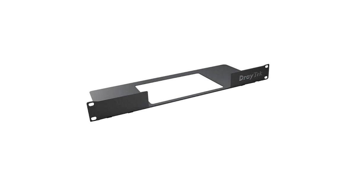 DrayTek Vigor Rackmount Plate Lite, Halterung schwarz, für 19''-Schränke
