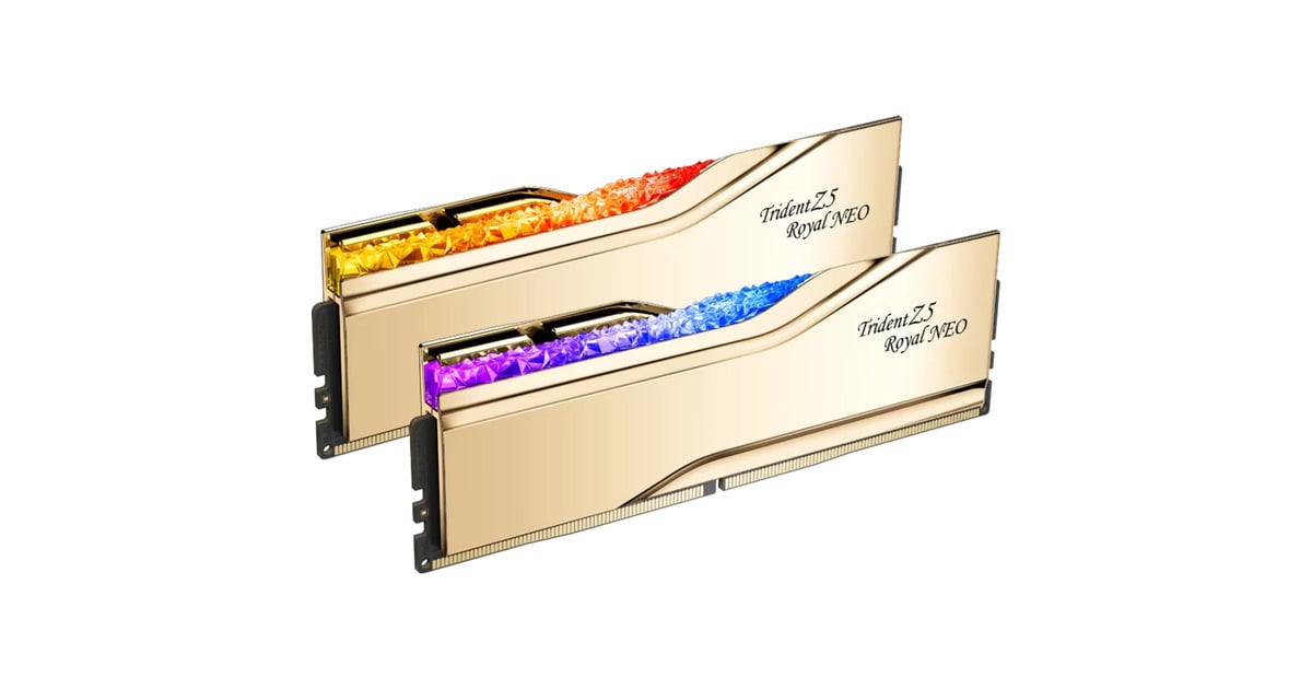 G.Skill DIMM 48 GB DDR5-6000 (2x 24 GB) Dual-Kit, Arbeitsspeicher gold ...