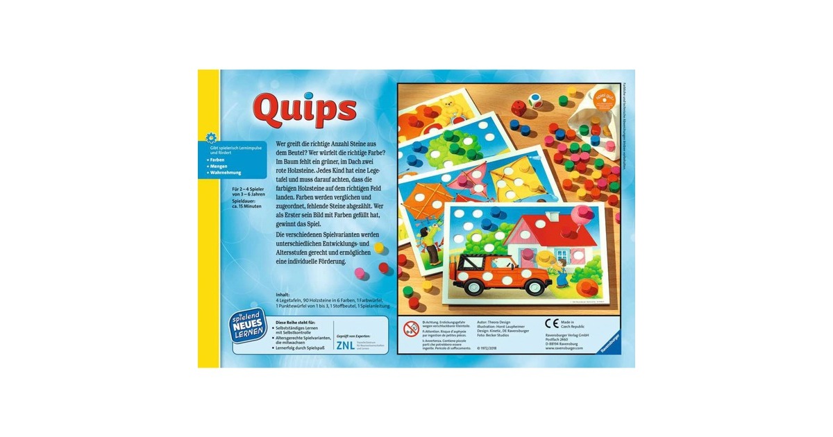 Ravensburger Quips, Brettspiel
