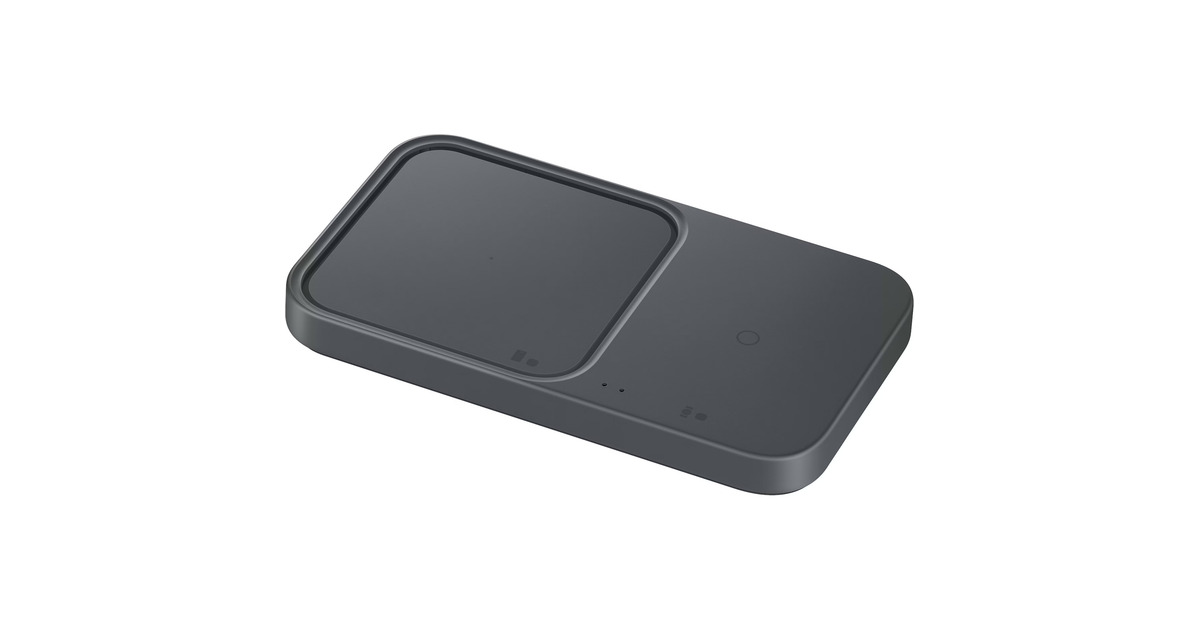 Samsung Wireless Charger Duo EP-P5400, Ladestation dunkelgrau