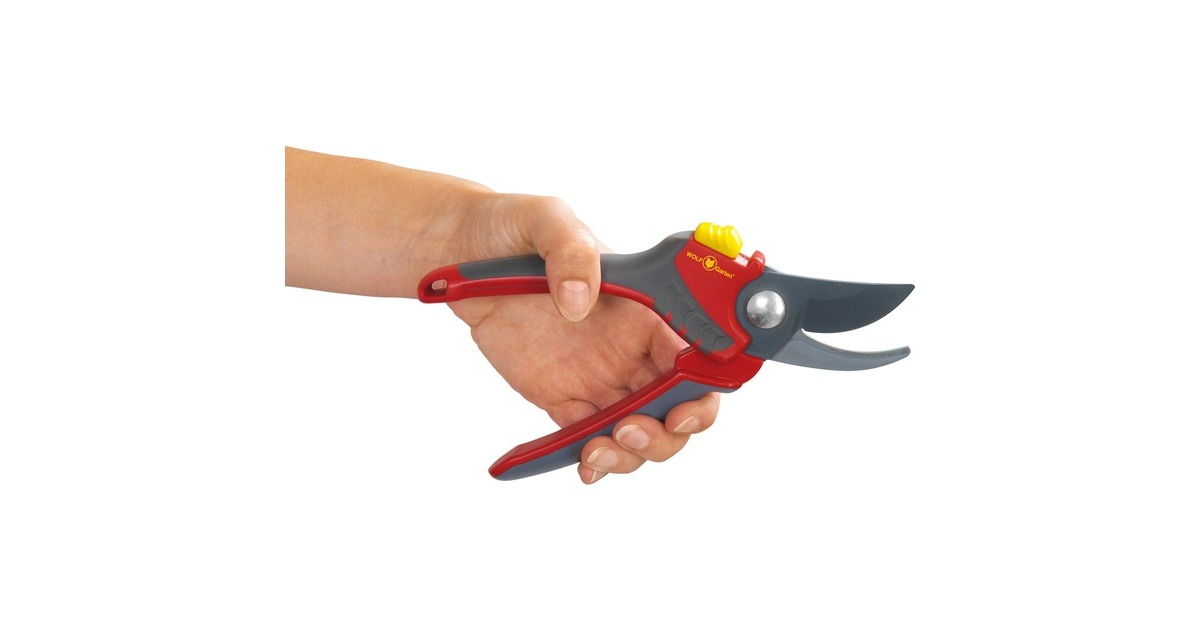 WOLF-Garten Gartenschere RR 4000 "Premium Plus" rot/grau, 2-schneidig