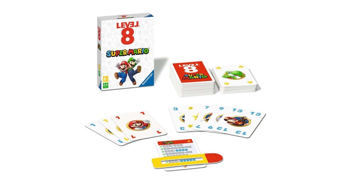 Ravensburger Super Mario Level 8, Kartenspiel