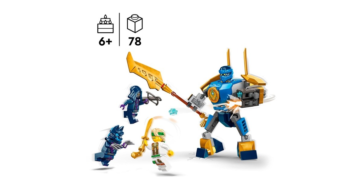 LEGO 71805 Ninjago Jays Battle Mech, Konstruktionsspielzeug