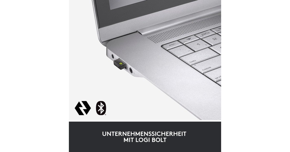 Logitech MX Keys Combo for Business Gen 2, Desktop-Set graphit, DE ...