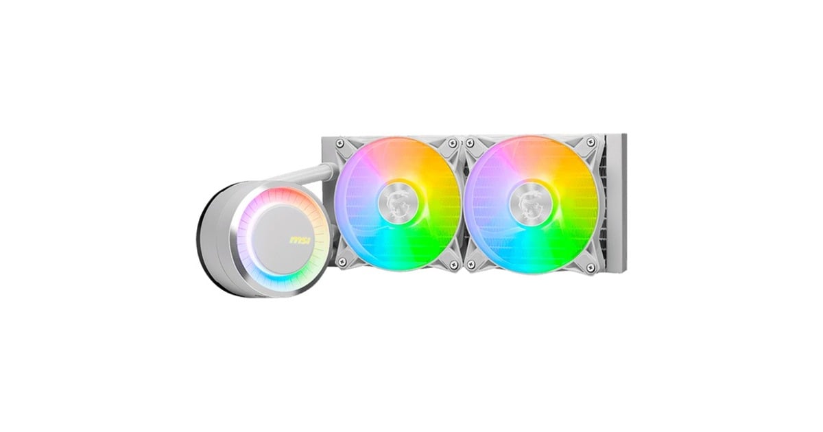 MSI MAG CORELIQUID E240 White 240mm, Wasserkühlung weiß