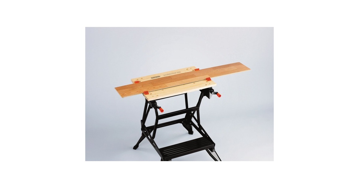 BLACK+DECKER Workmate WM536, Werkbank schwarz/braun