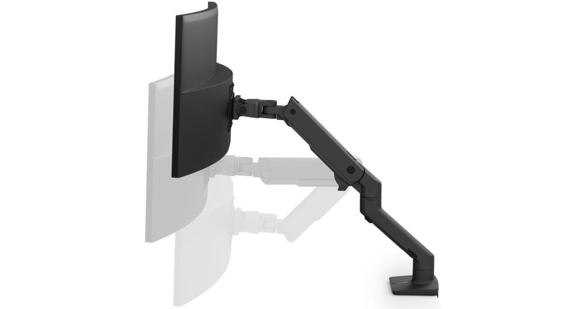 Ergotron HX Monitor Arm, Monitorhalterung schwarz