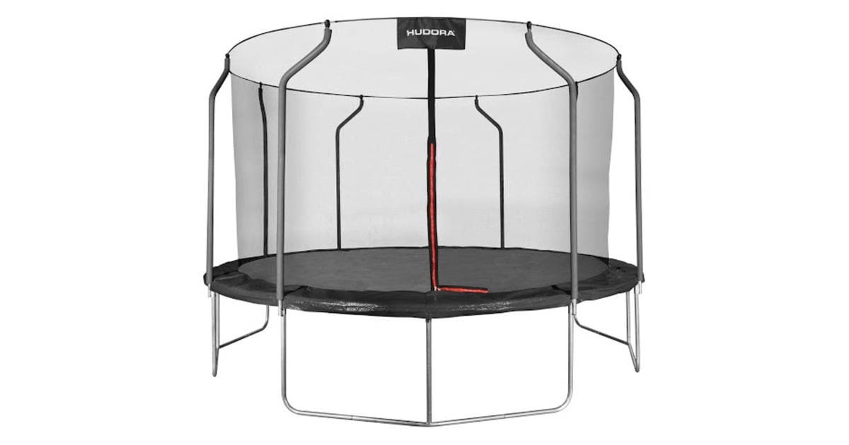 HUDORA First Trampolin 400V, Fitnessgerät schwarz, rund, 400 cm