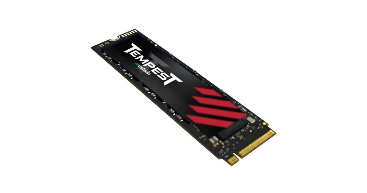 Mushkin Tempest 512 GB, SSD PCIe 3.0 x4, NVMe 1.4, M.2 2280
