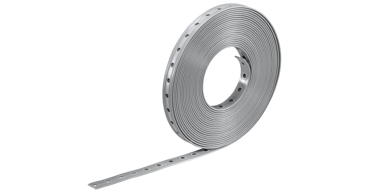 Bosch Professional PRO FMS-19 Lochband, 10 Stück, Kabelführung hellgrau ...