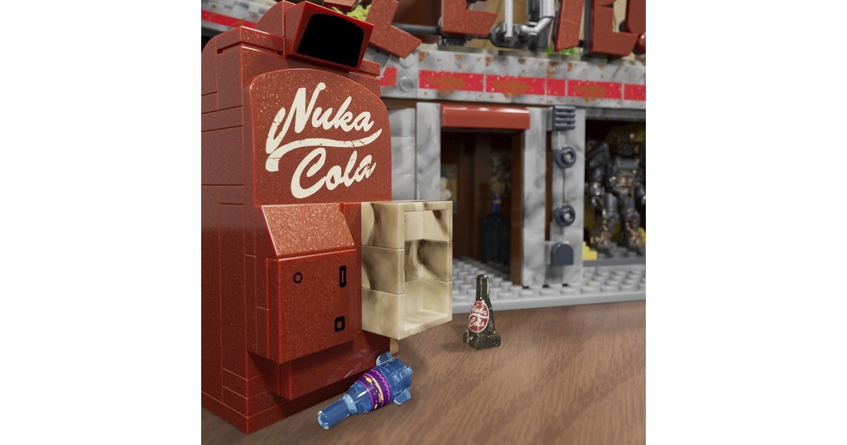 Mattel MEGA Fallout Red Rocket Truck Stop, Konstruktionsspielzeug