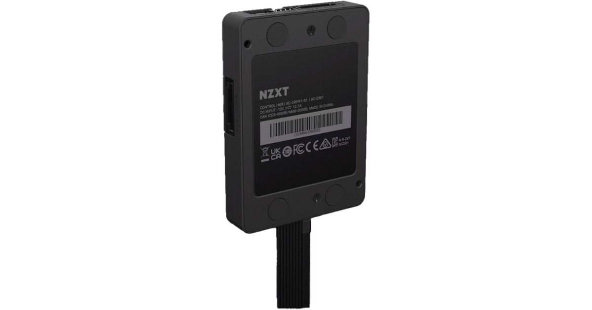 NZXT Control Hub - RGB & Fan Controller, Lüftersteuerung schwarz (matt ...
