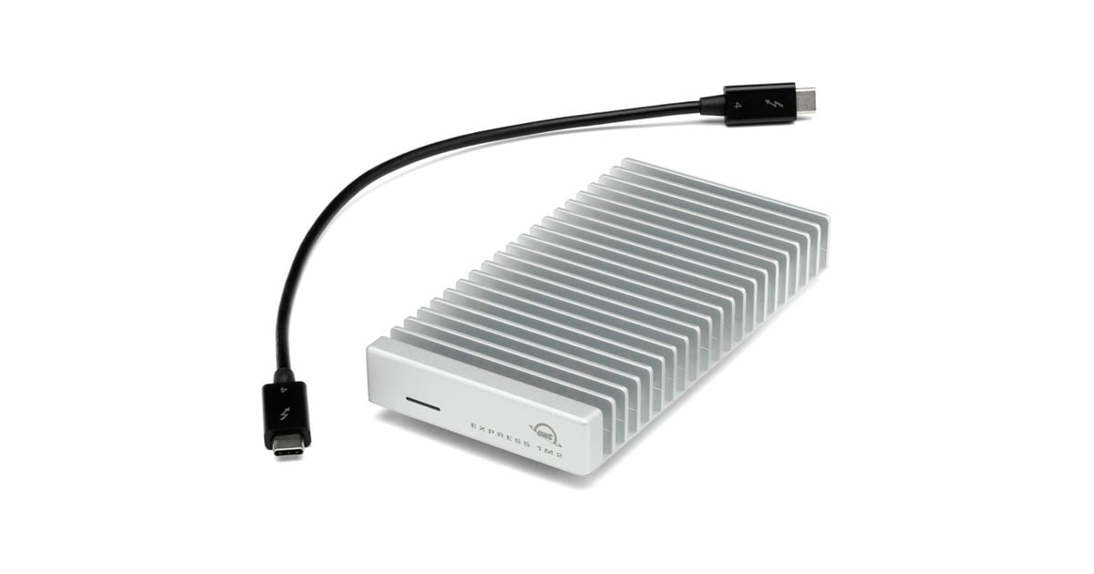 OWC Express 1M2, Laufwerksgehäuse aluminium, USB4 / Thunderbolt