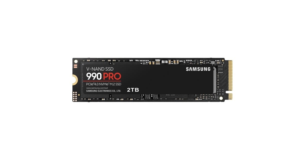 Samsung 990 PRO 2 TB, SSD PCIe 4.0 x4, NVMe 2, M.2 2280, intern