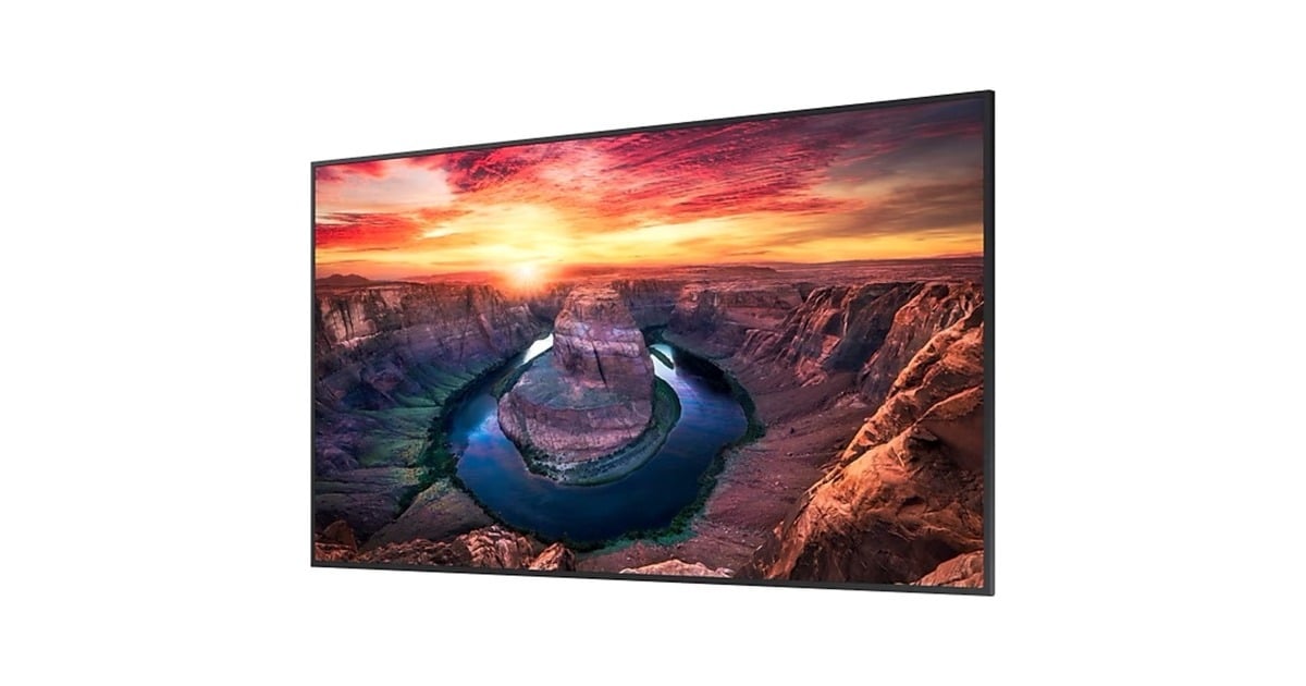 Samsung QM65C, Public Display schwarz, UltraHD/4K, WLAN, Bluetooth, HDMI