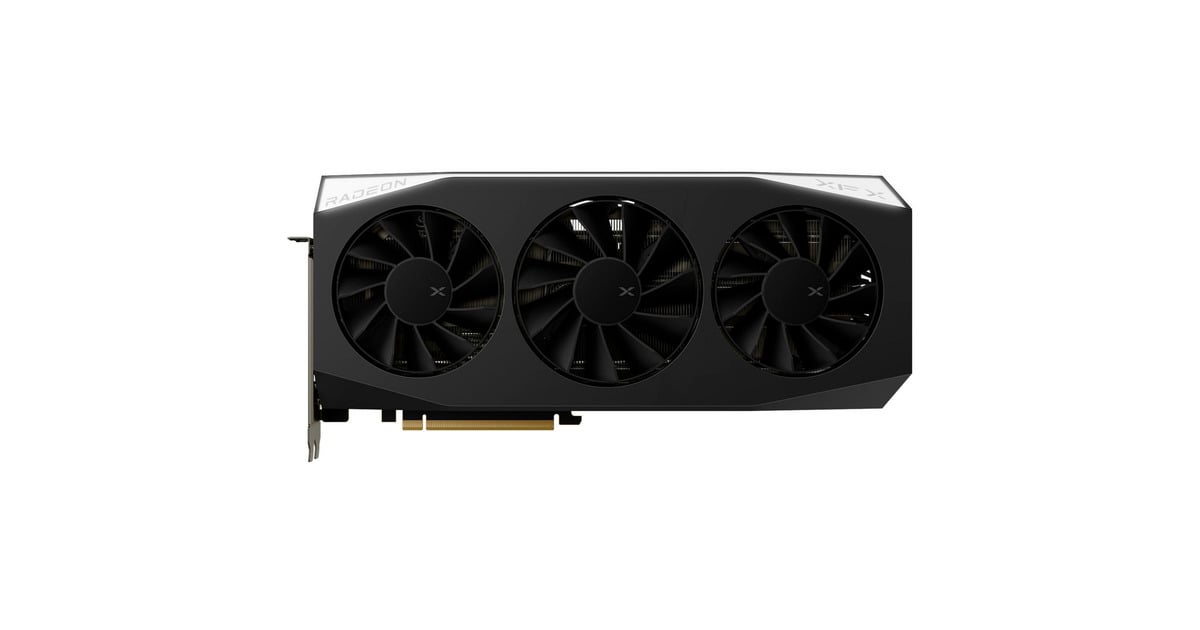 XFX Radeon RX 9060 XT Mercury OC, Grafikkarte schwarz, RDNA4, GDDR6, 2x ...