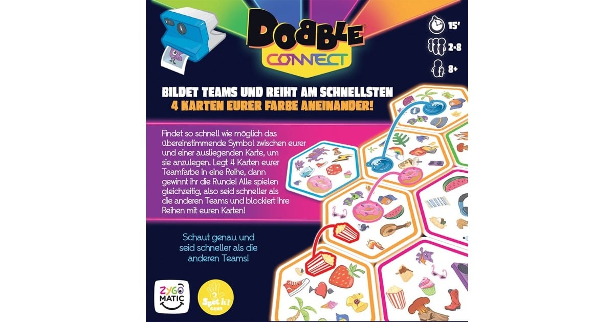 Asmodee Dobble Connect, Kartenspiel