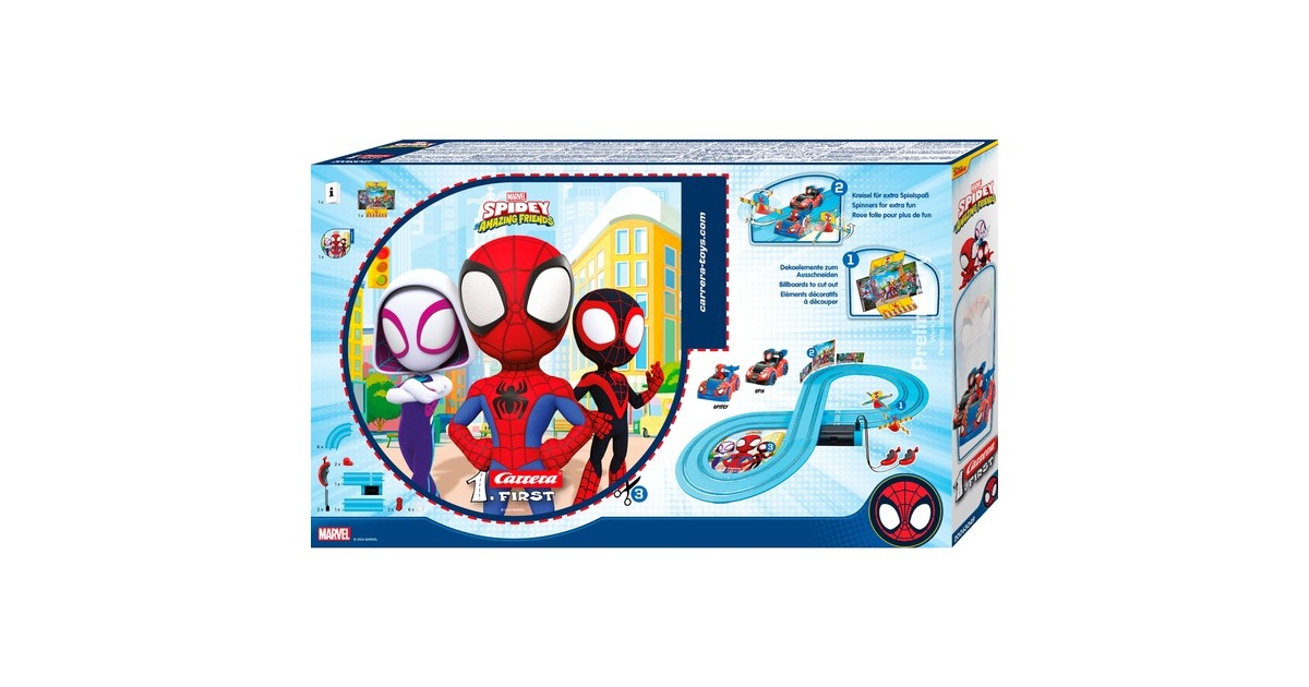 Carrera FIRST Spidey - It's Spidey Time!, Rennbahn