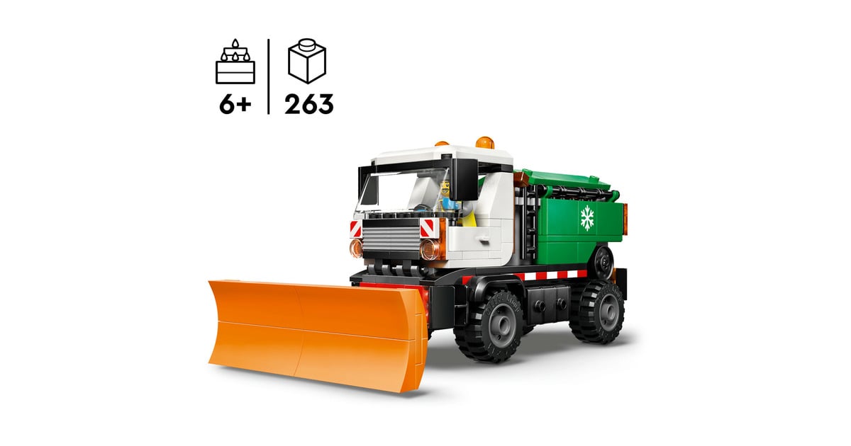 LEGO 60490 City Schneepflug, Konstruktionsspielzeug