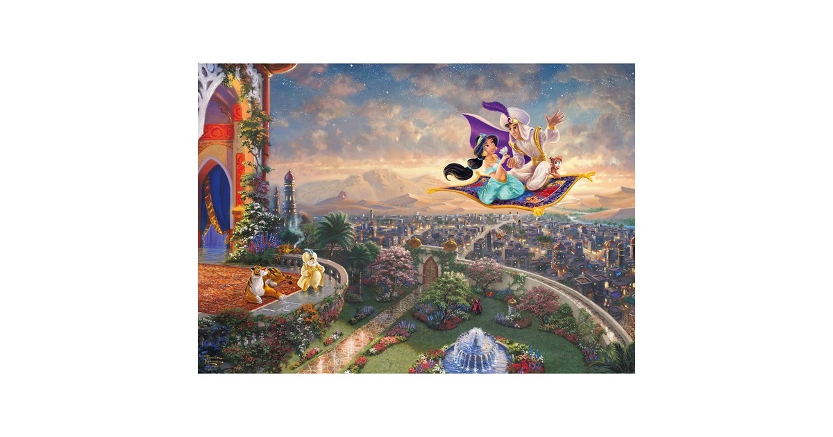 Schmidt Spiele Thomas Kinkade Studios: Disney - Aladdin, Puzzle 1000 Teile