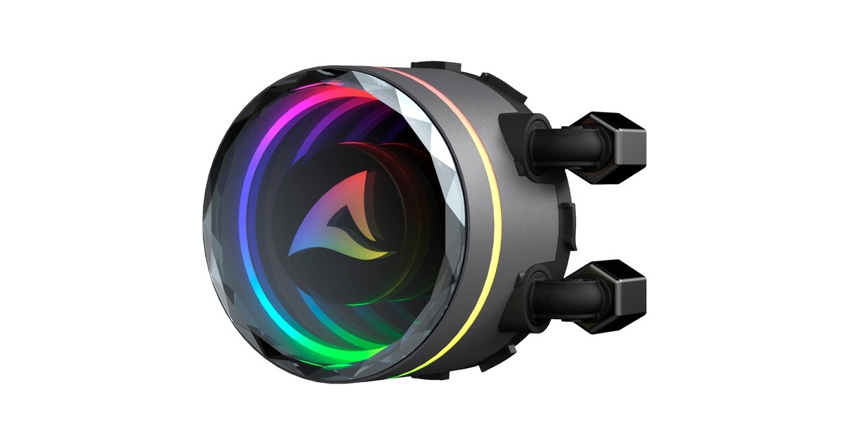 Sharkoon S90 RGB AIO 360mm, Wasserkühlung schwarz