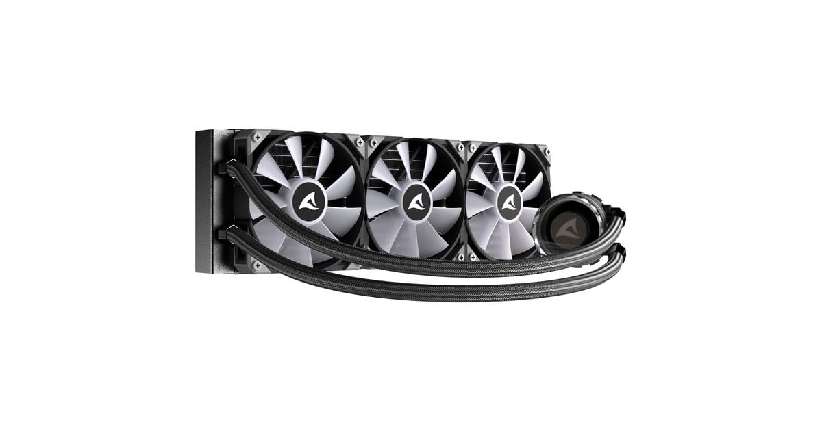 Sharkoon S90 RGB AIO 360mm, Wasserkühlung schwarz