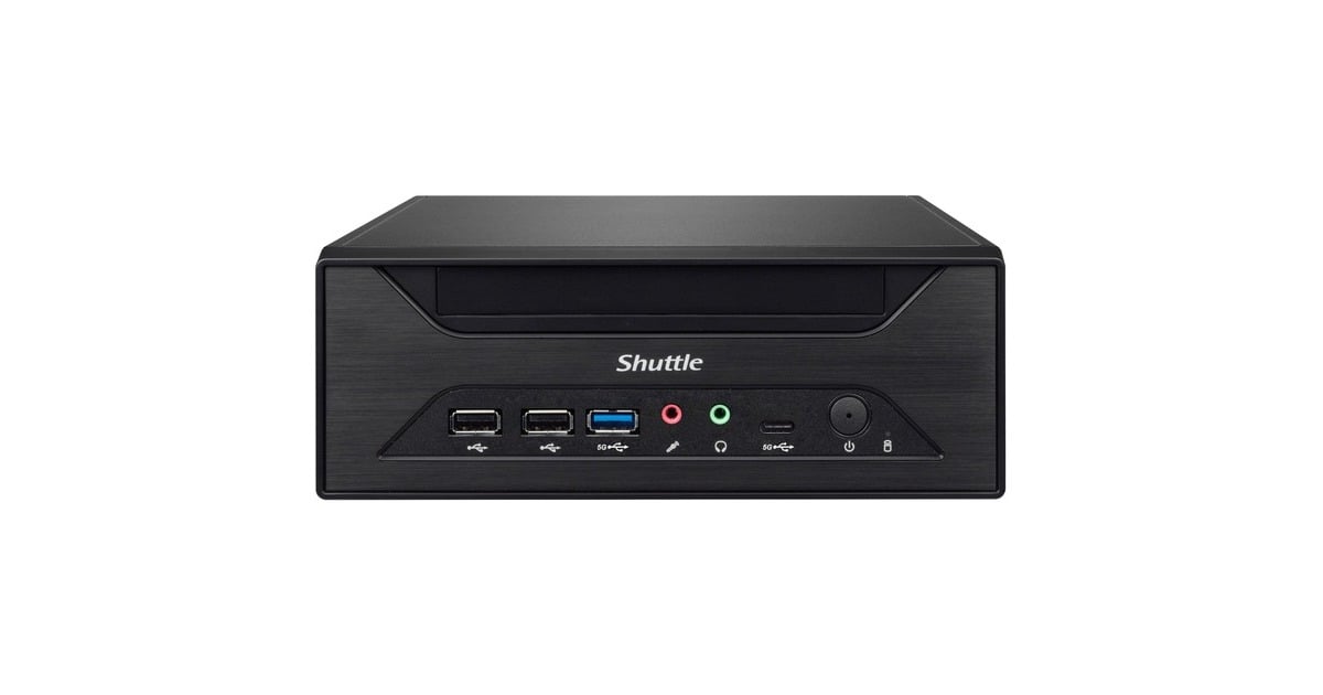 Shuttle XPC slim XH610, Barebone schwarz, ohne Betriebssystem