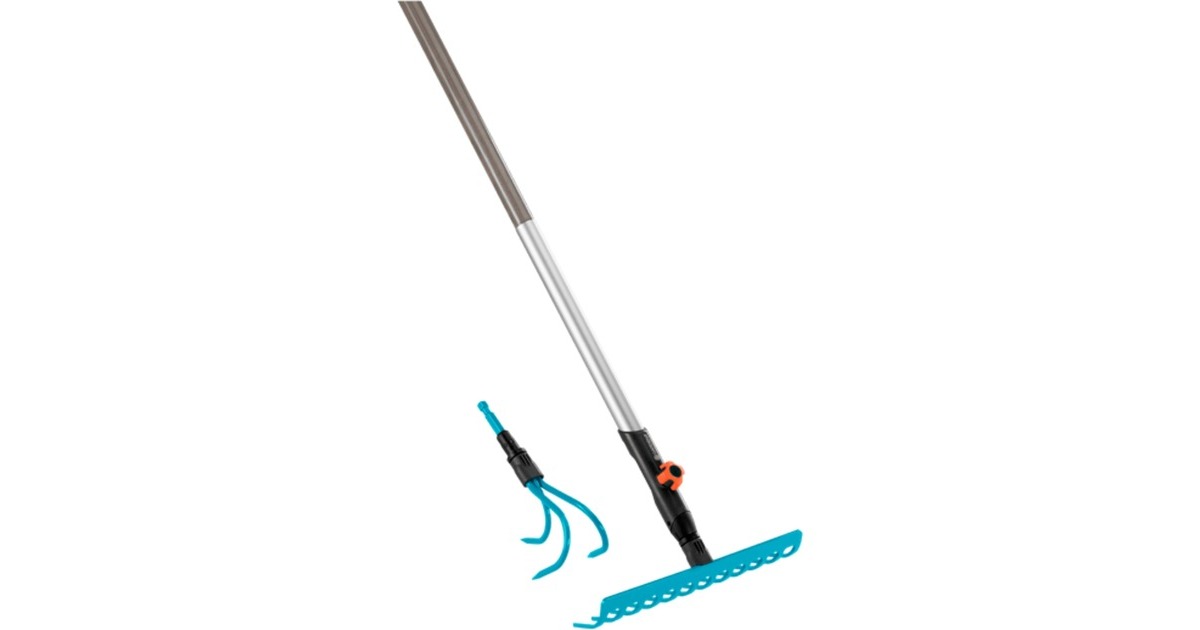 GARDENA combisystem-Komplettangebot Set, Rechen türkis/schwarz ...