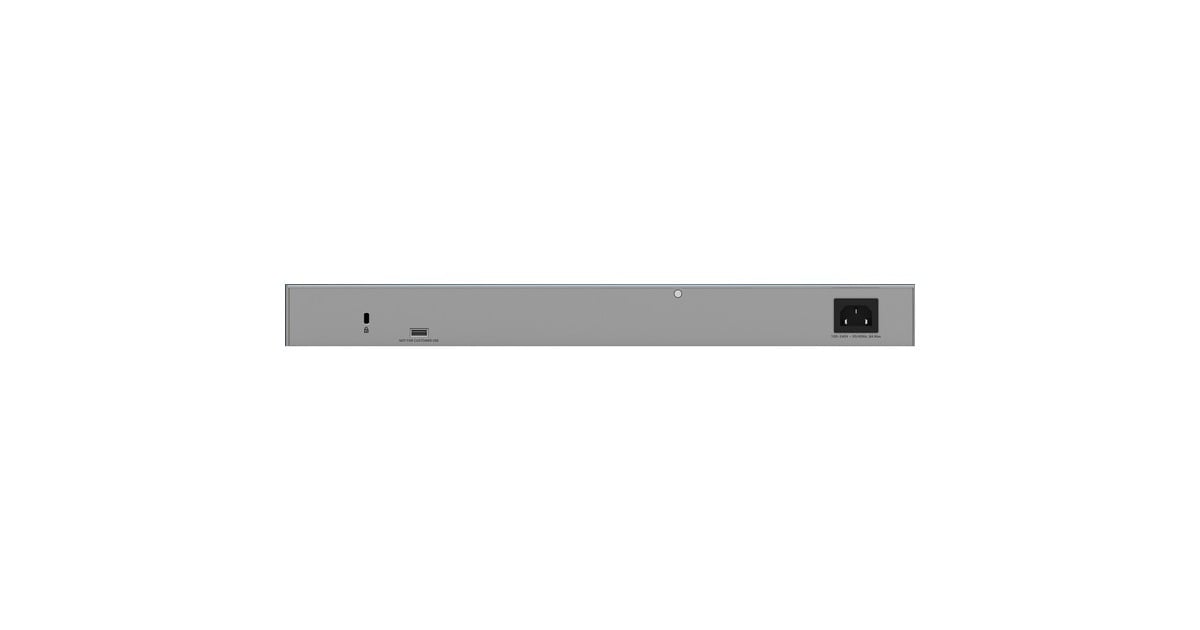 Netgear GS728TPP, Switch grau