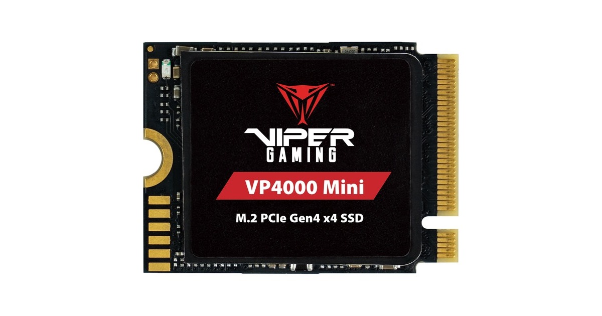 Patriot Viper VP400 Mini 1 TB, SSD PCIe 4.0 x4, NVMe, M.2 2230