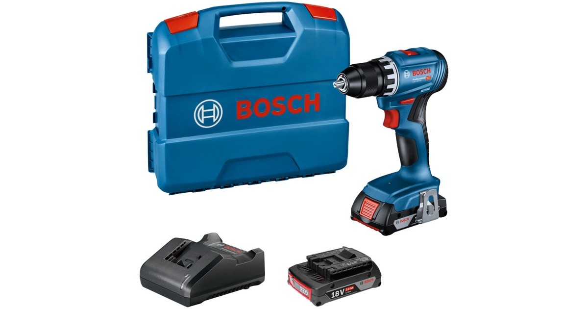 Bosch Professional Akku-Bohrschrauber GSR 18V-45 Professional, 18Volt ...