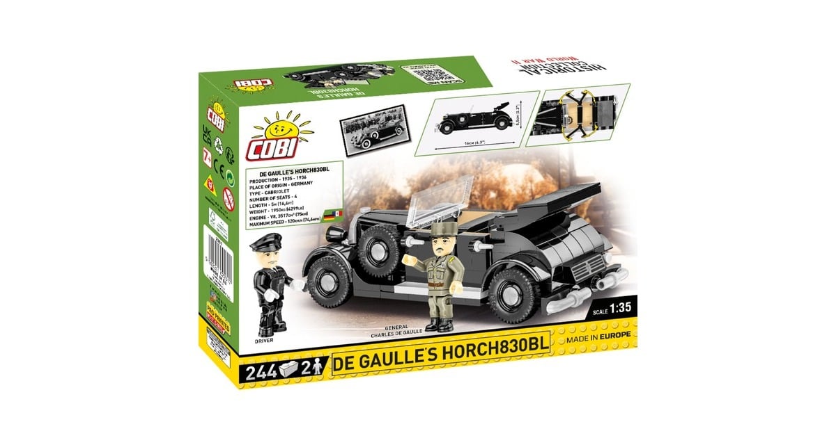 COBI Horch 830BL De Gaulle, Konstruktionsspielzeug
