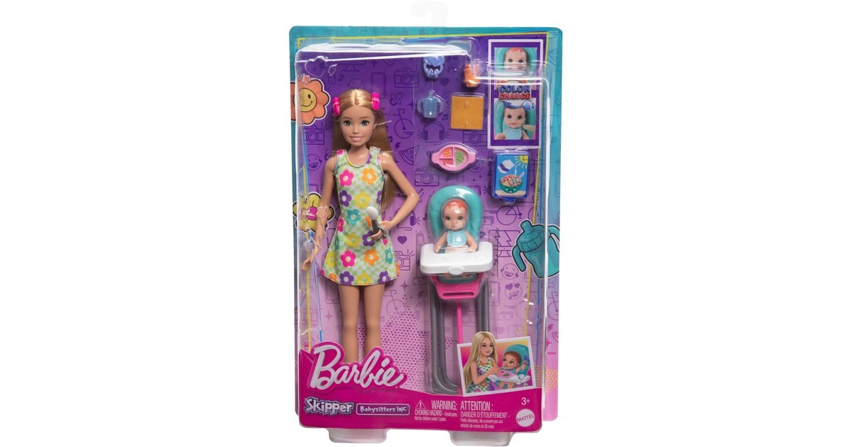 Barbie Barbie Family & Friends New Skipper Babysitters Inc. Spielset, Puppe