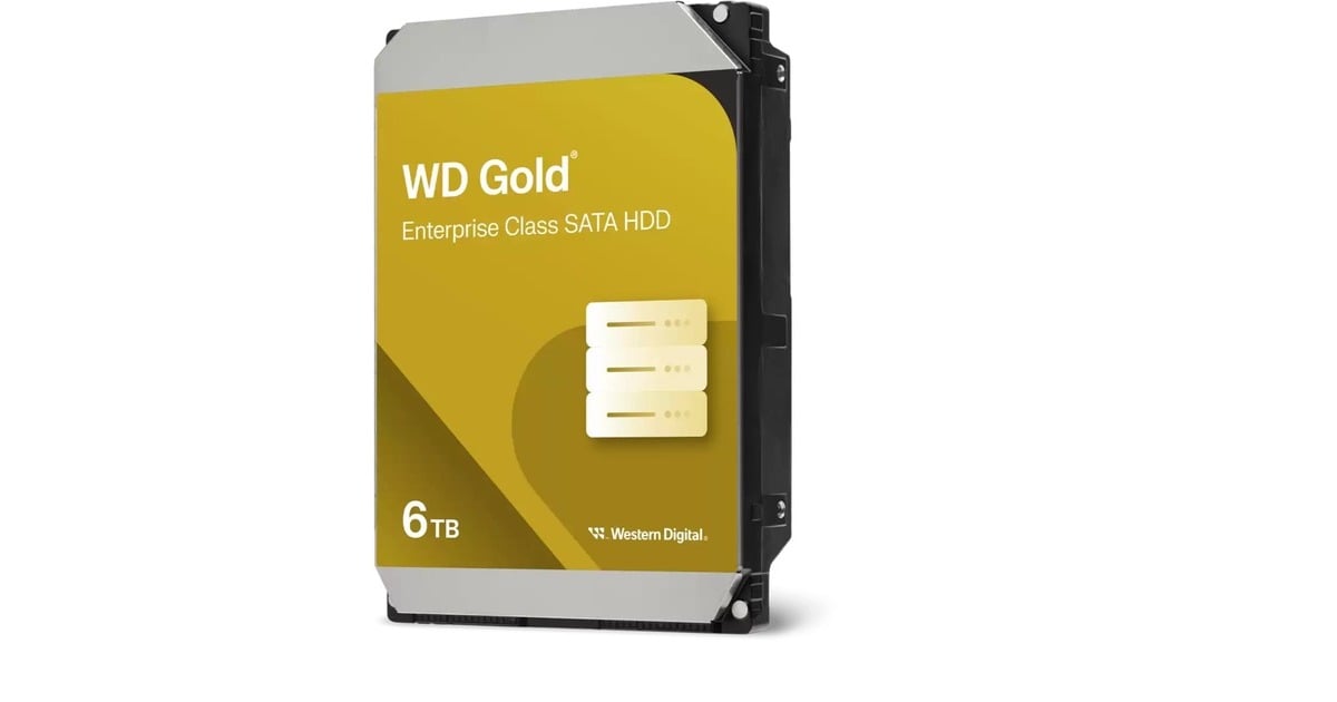 WD Gold Enterprise Class 6 TB, Festplatte SATA 6 Gb/s, 3,5", WD Gold Outlet