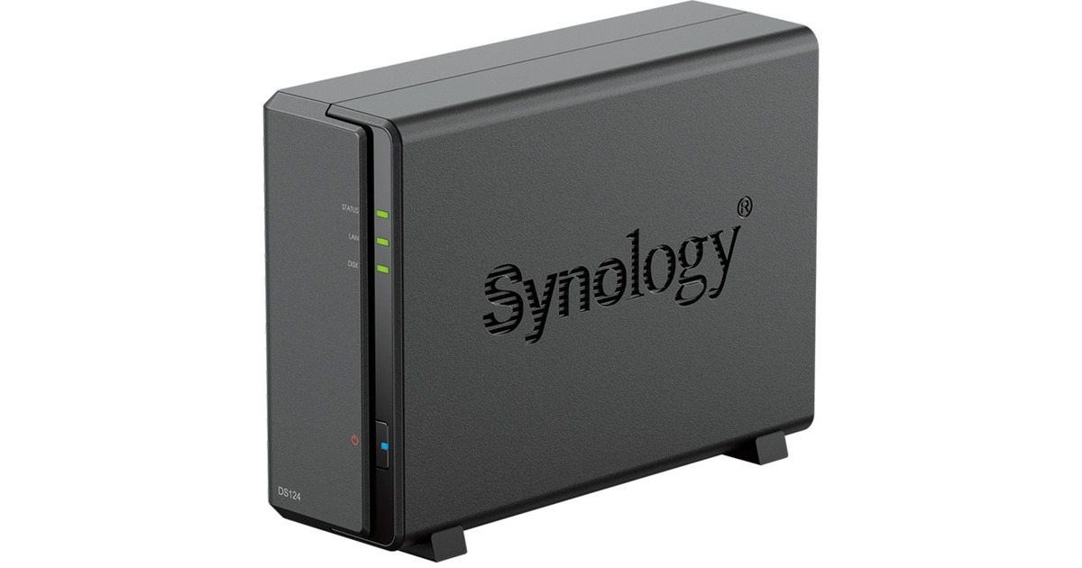 Synology DS124, NAS schwarz