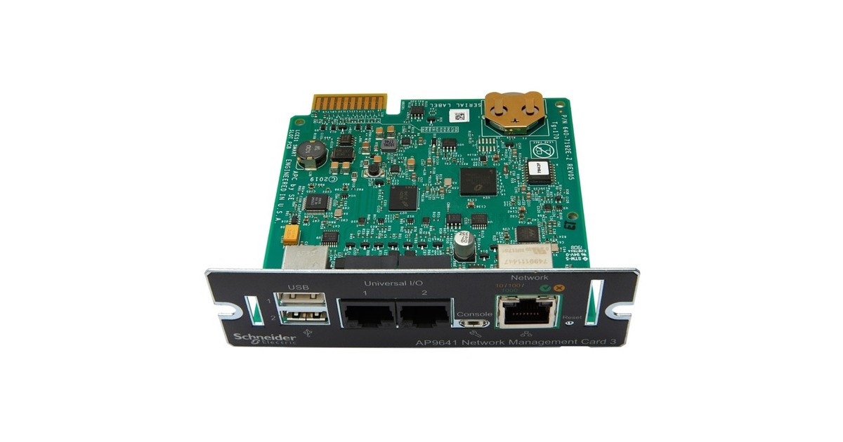 APC UPS Network Management Card AP9641, LAN-Adapter